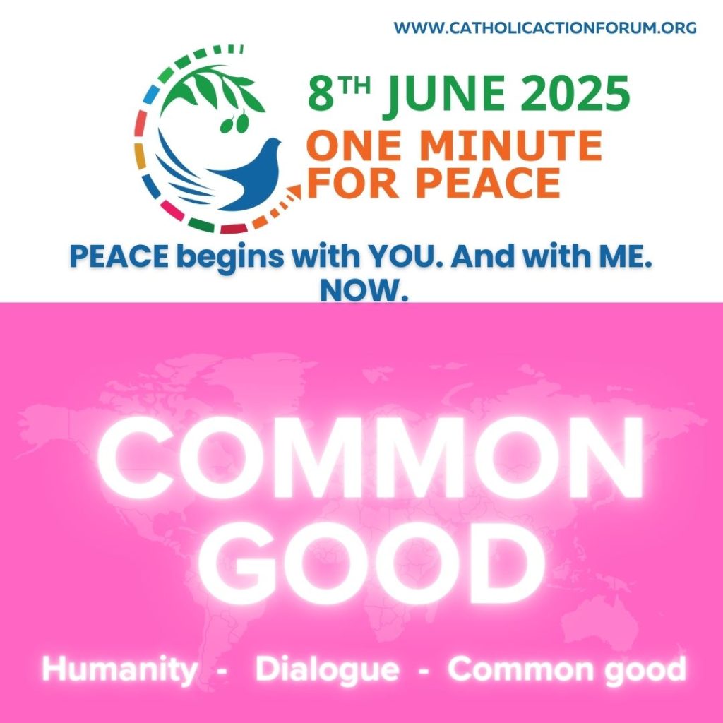 La paz empieza contigo. Y conmigo. AHORA. - Foro de Acción Católica